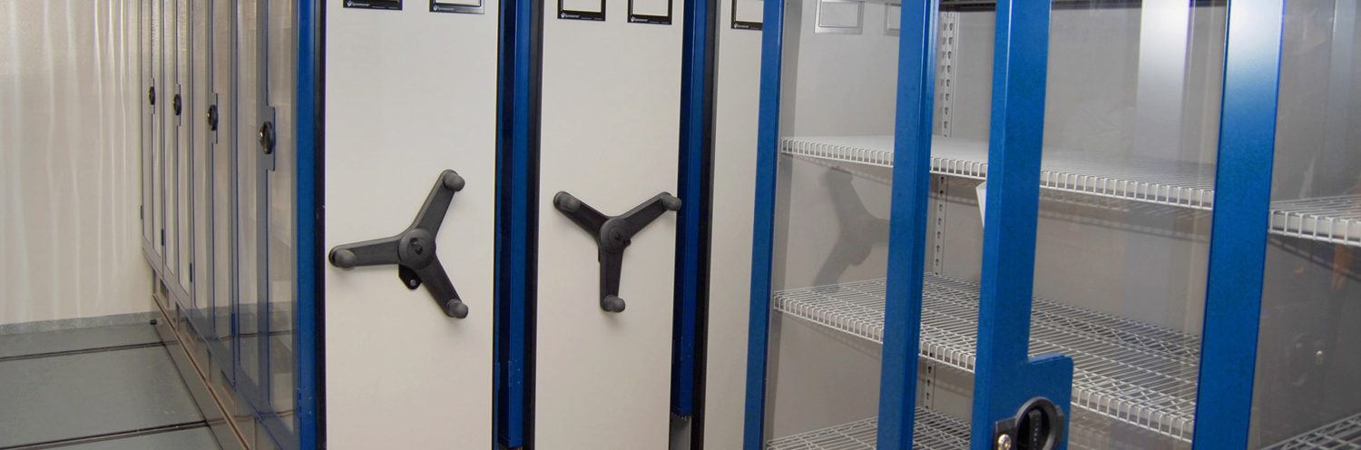 Operating Theatre Storage: Mobile Shelving